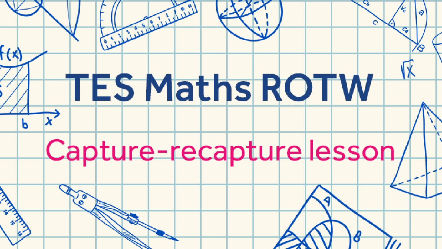 Tes Maths Rotw Capture Recapture Lesson Tes